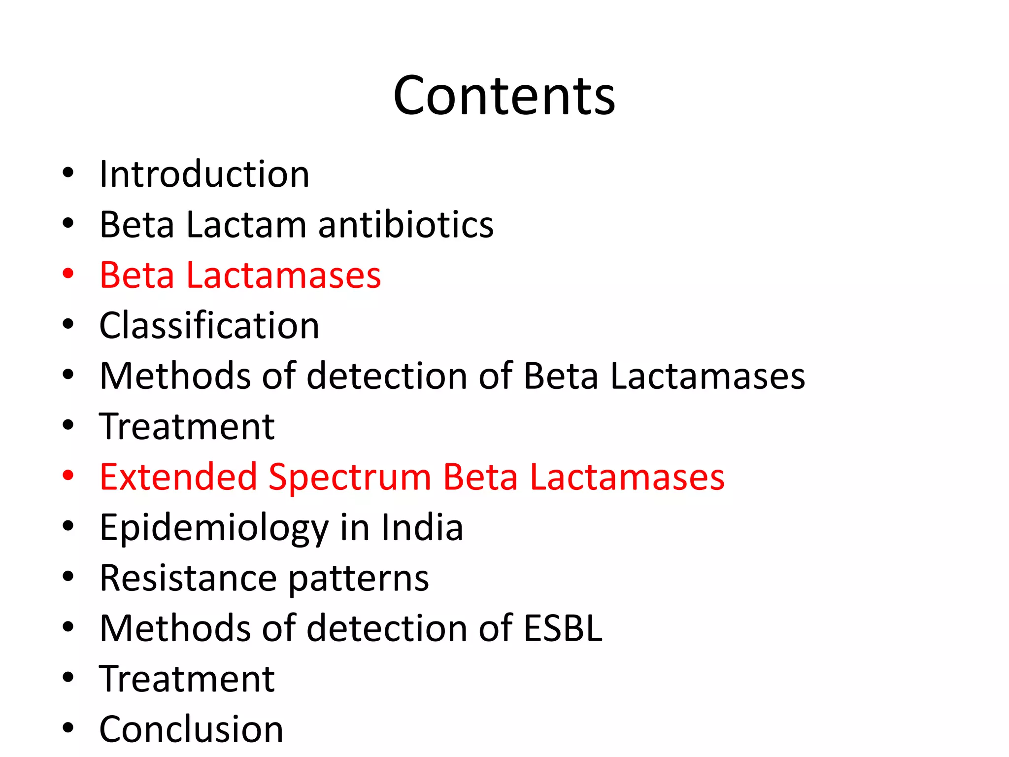 beta lactamases | PPTX