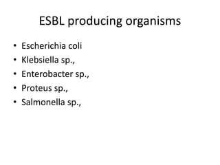 beta lactamases | PPTX
