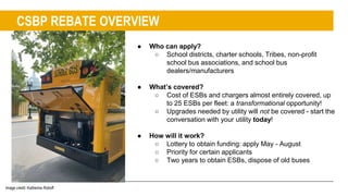 Electric School Buses & the EPA Clean School Bus Program | PPTX
