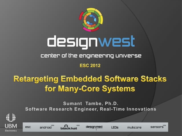 Retargeting Embedded Software Stack for Many-Core Systems | PPT