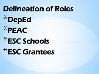 ESC-Orientation-for junior-high-school-students | PPTX