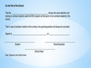ESC-Orientation-for junior-high-school-students | PPTX