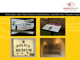 Engraving Services Australia | PPT