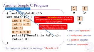 IITK ESC 111M Lec02.pptx . | PPTX | Programming Languages | Computing