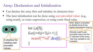INDIAN INSTITUTE OF TECHNOLOGY KANPUR ESC 111M Lec12.pptx | Programming ...