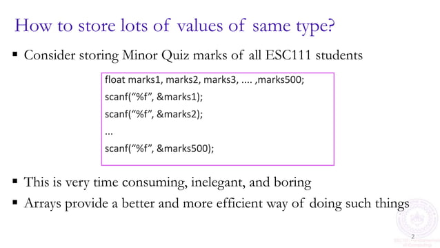 INDIAN INSTITUTE OF TECHNOLOGY KANPUR ESC 111M Lec12.pptx