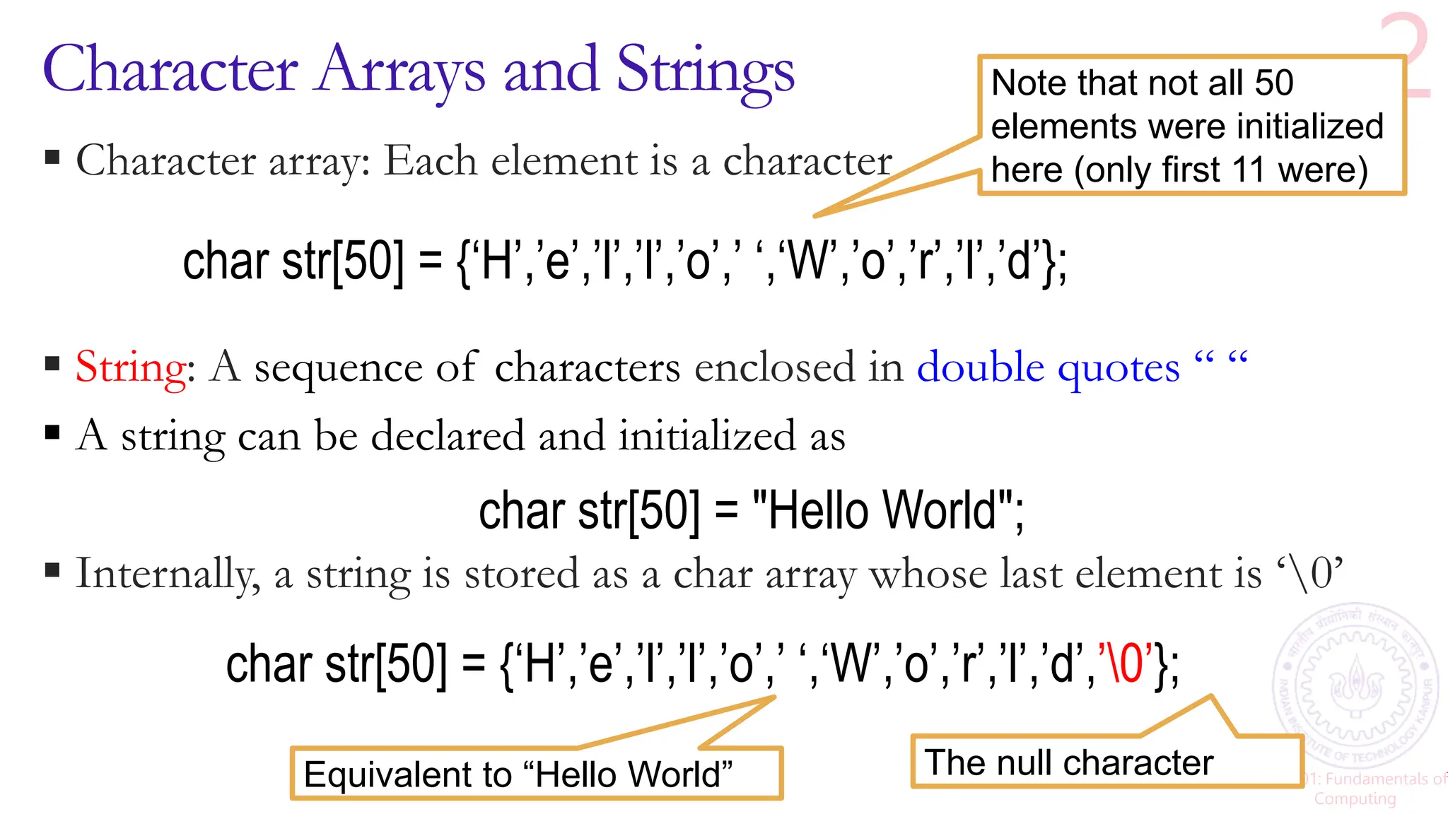 INDIAN INSTITUTE OF TECHNOLOGY KANPURESC 111M Lec13.pptx
