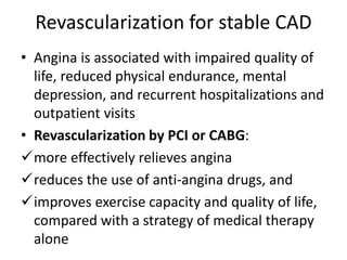 Esc 2014 guidelines myocardial revascularization | PPTX