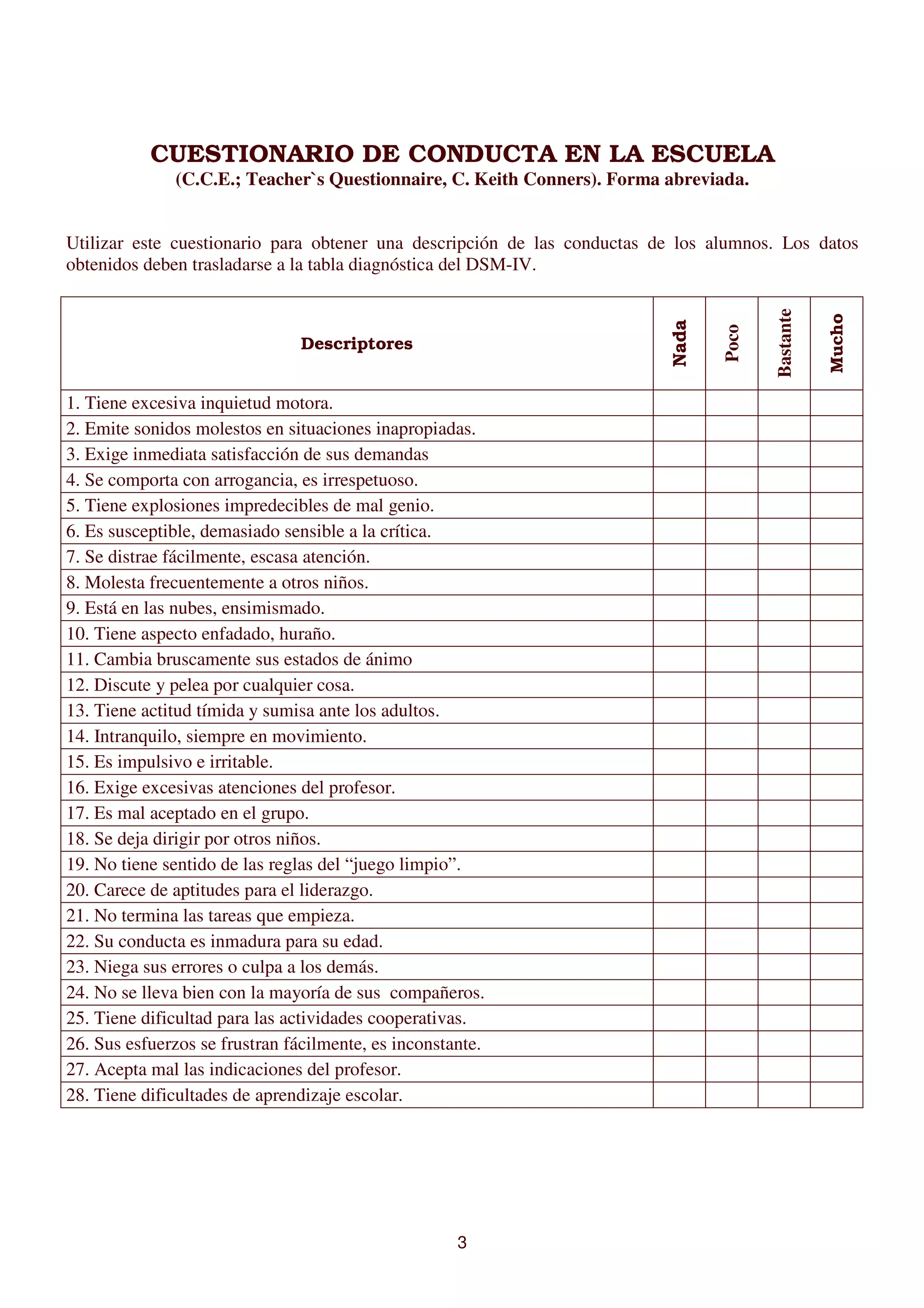 Escala de-conners-para-tdah1 | PDF
