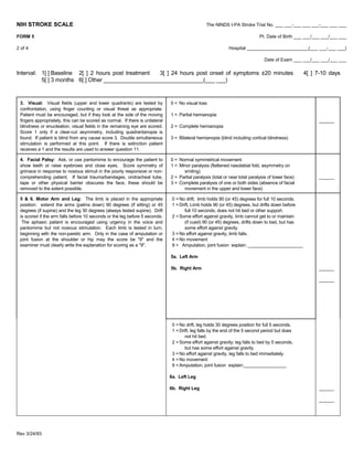 Escala Original Do Nih | PDF
