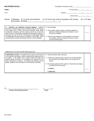 Escala Original Do Nih | PDF