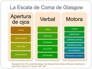 Escala de coma de glasgow | PPTX