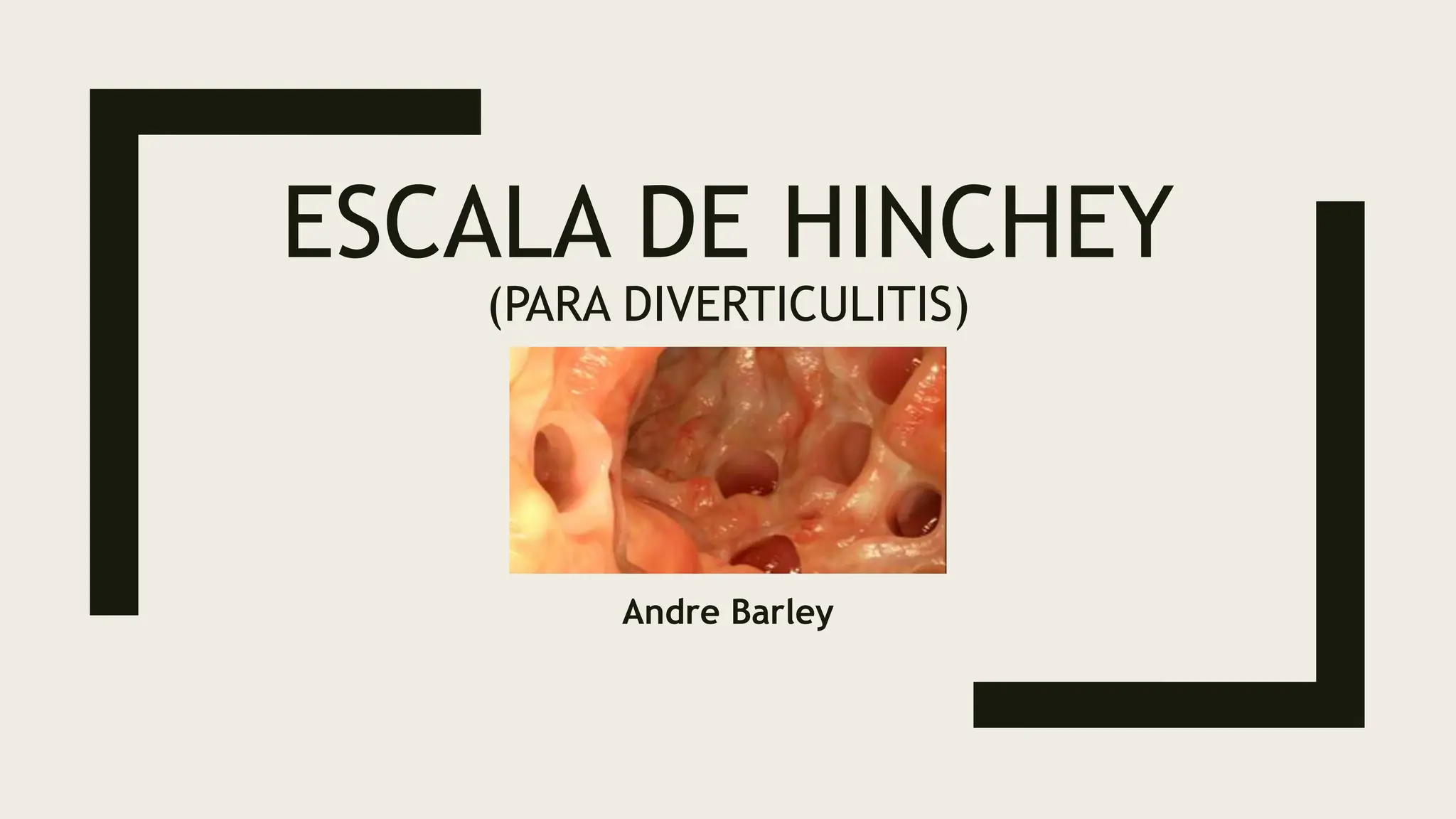 Escala de Hinchey para diverticulitis; Cirugía | PPTX