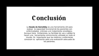 Escala de karnofsky-presentacion completa | PPTX
