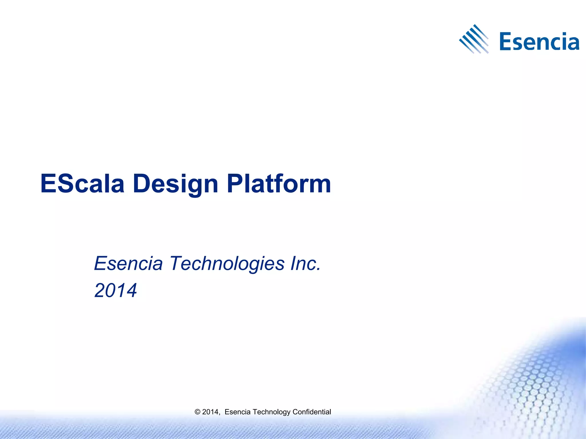 E scala design platform | PPT
