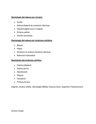 Escala edema | PDF