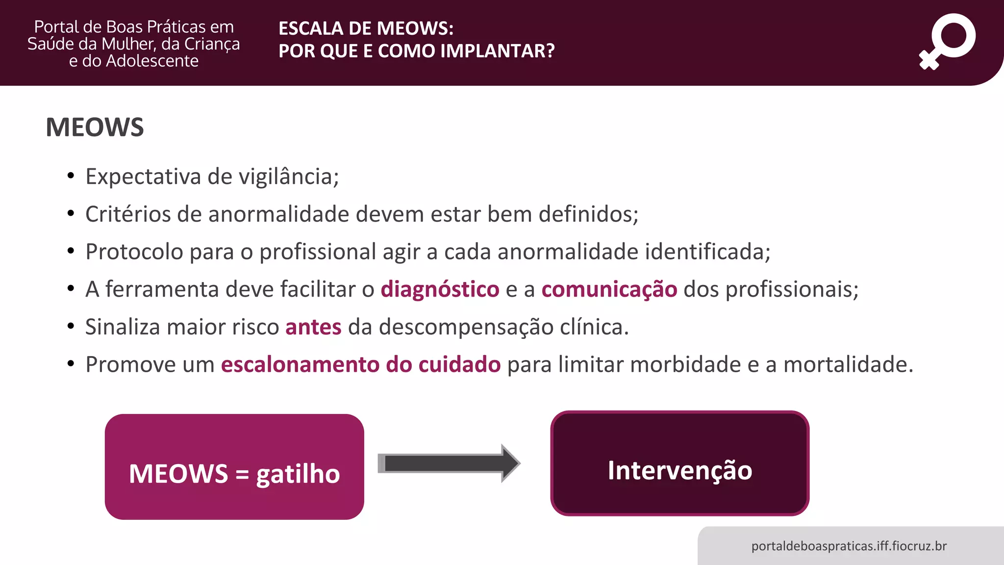 Escala de MEOWS: por que e como implantar? | PDF | Pregnancy ...