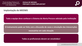 Escala de MEOWS: por que e como implantar? | PDF | Pregnancy ...