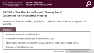 Escala de MEOWS: por que e como implantar?