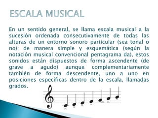 Escala musical | PPTX