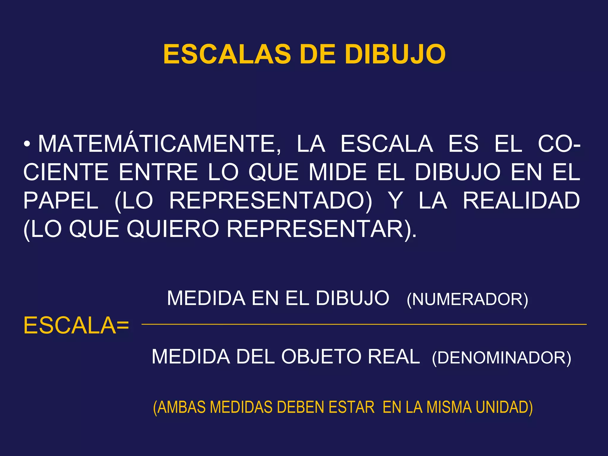 Escalas de Dibujo | PDF | Drawing and Sketching | Arts and Crafts
