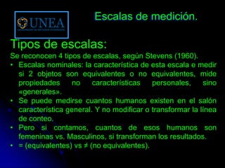 Escalas de medicion | PPTX