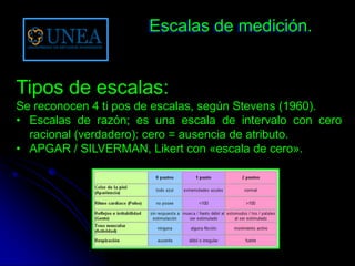 Escalas de medicion | PPTX