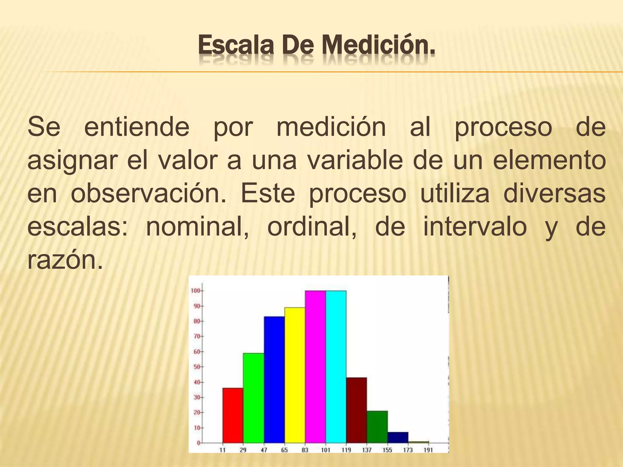 Escalas de medicion | PPTX