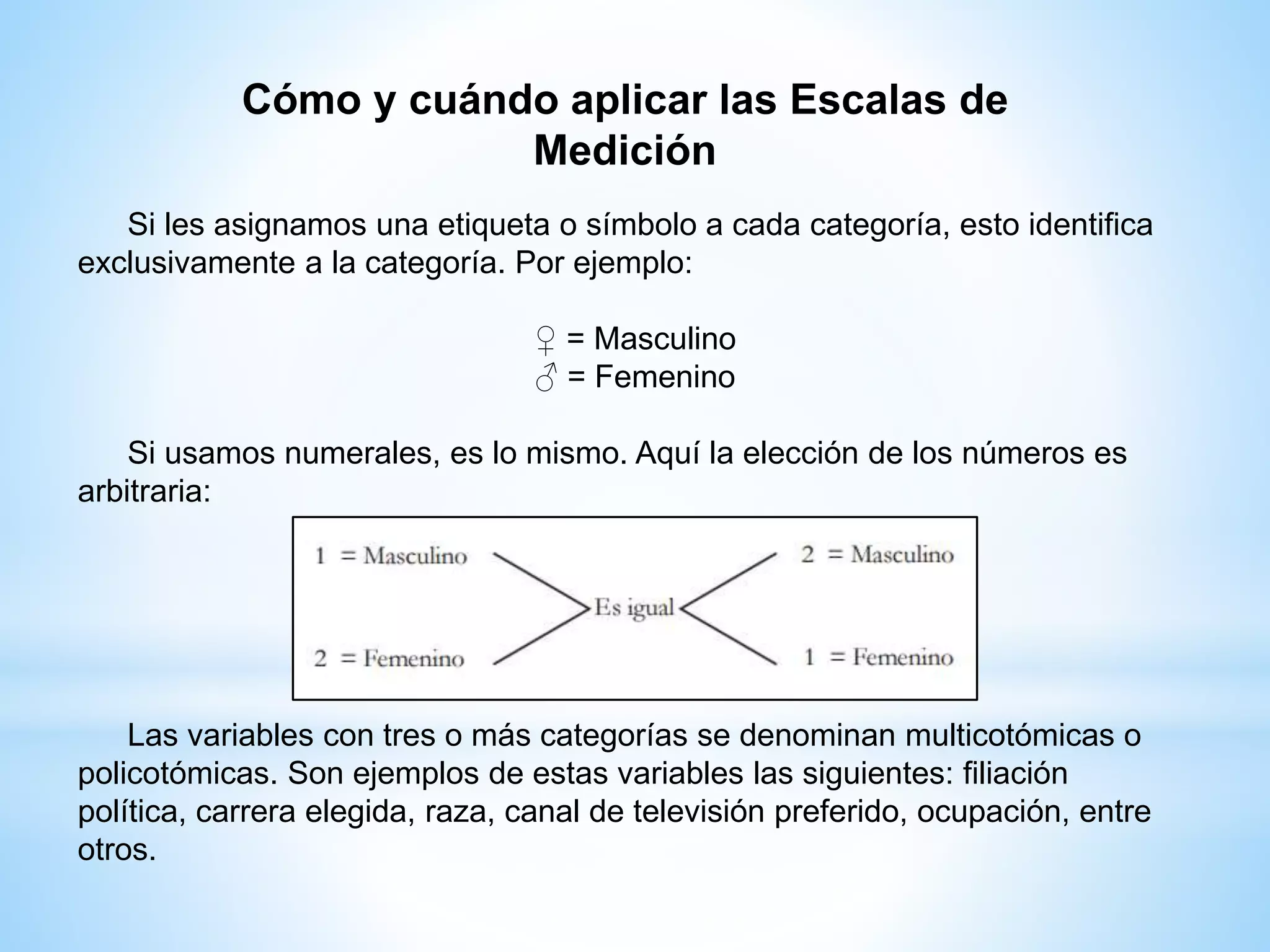 Escalas de medicion 10 06-19 | PPT