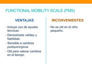 Escalas e instrumentos de valoración en discapacidad infantil | PDF