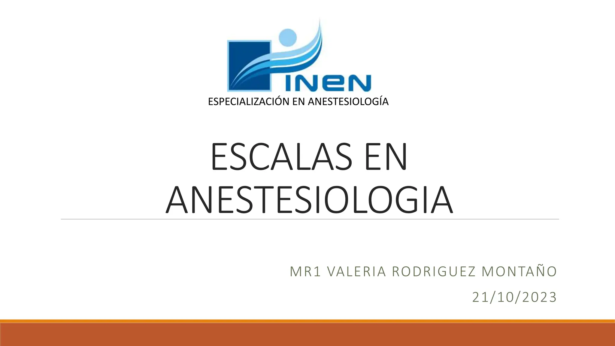 ESCALAS EN ANESTESIOLOGIA 333333333333333333333333333333333 | PPTX