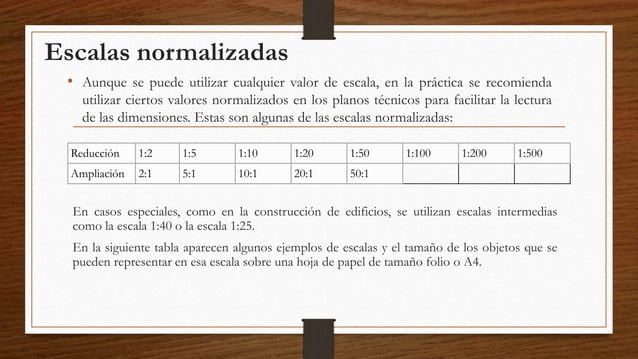 Escalas y Acotación utilizadas en el dibujo tecnico | PPTX