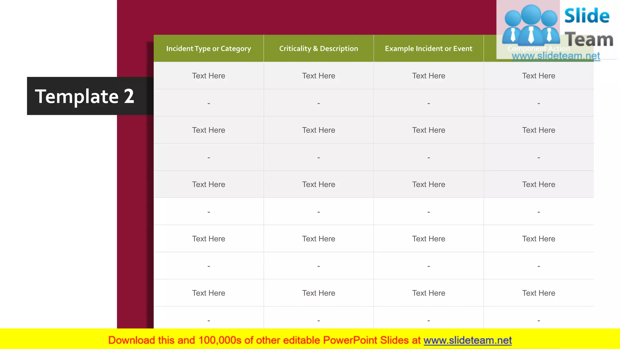 Escalation Matrix Template PowerPoint Presentation Slides | PPT
