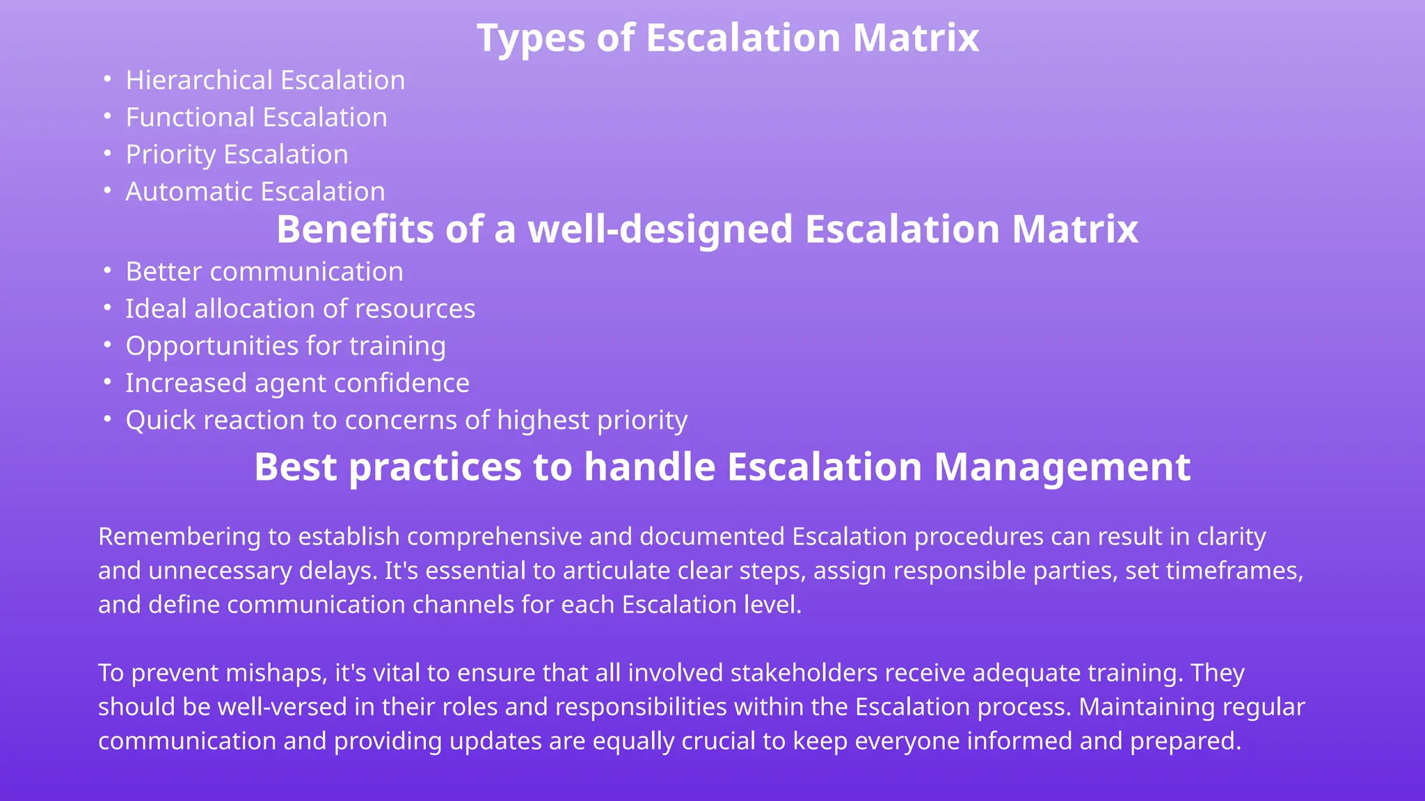 Escalation Matrix Types, Processes, and Benefits | PPTX