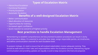 Escalation Matrix Types, Processes, and Benefits | PPTX