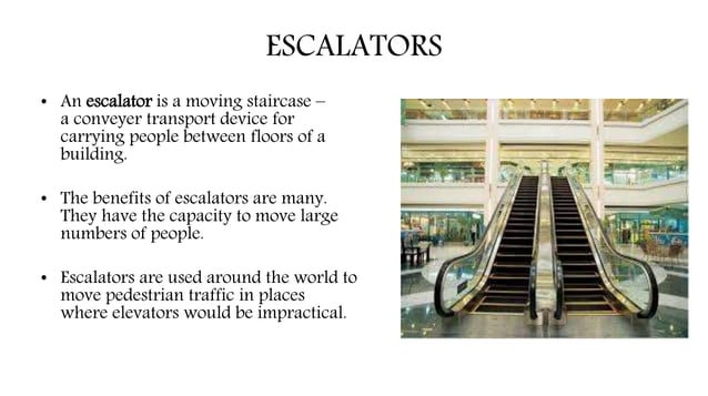 Escalators | PPTX