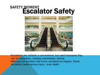 Escalator safety | PPTX