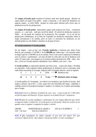 Escales i representacions. | DOC