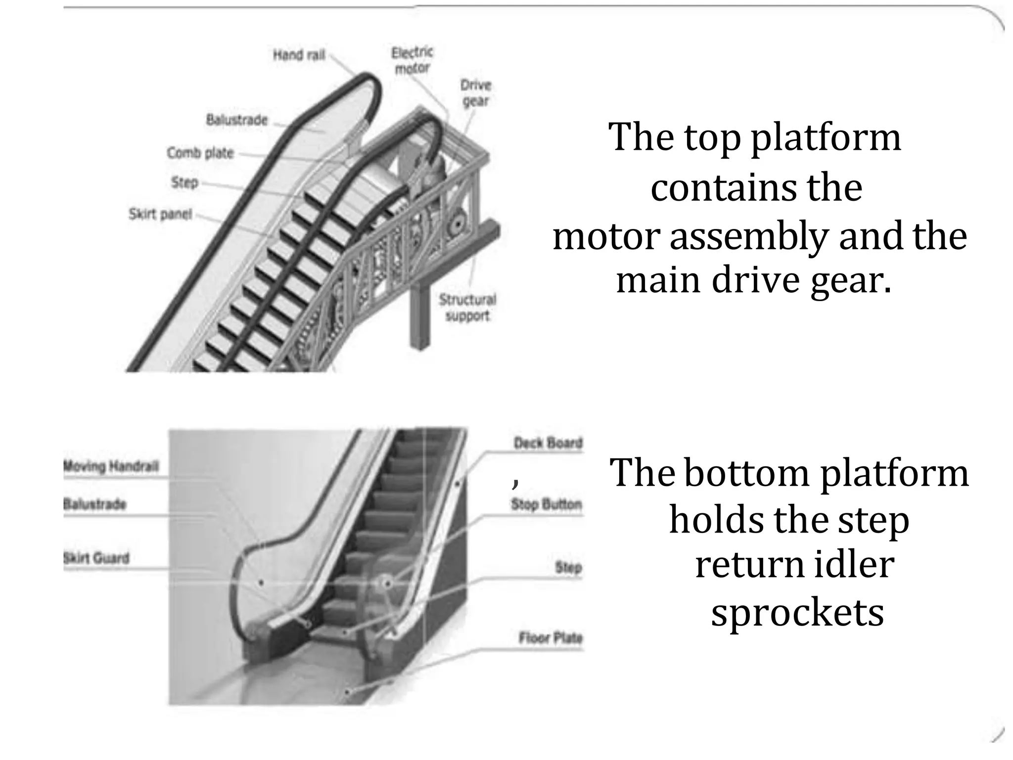 escalors.pptx-working , elements, types,safety | PPT