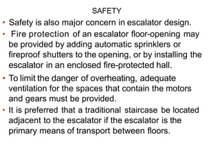 escalors.pptx-working , elements, types,safety | PPT