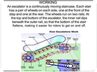 escalors.pptx-working , elements, types,safety | PPTX