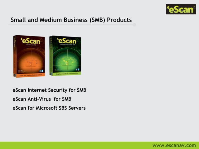 eScan Product Overview | PPT