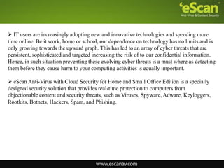 eScan Version 14 With Cloud Security. | PPTX