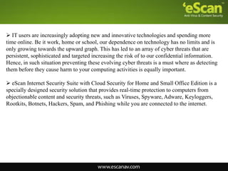 eScan Version 14 With Cloud Security. | PPT