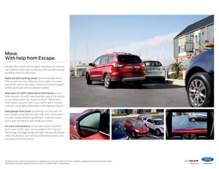 2016 Ford Escape eBrochure | PDF