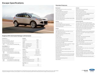 2016 Ford Escape eBrochure | PDF