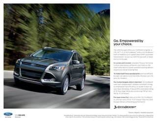 2016 Ford Escape eBrochure | PDF