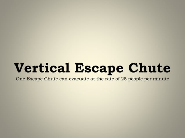 Implementation of Escape-Chute in RMG industry | PPT