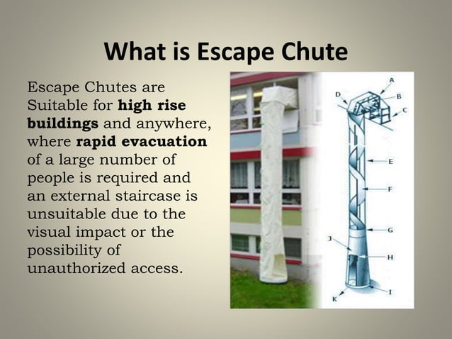 Implementation of Escape-Chute in RMG industry | PPT