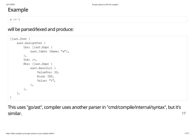 Grokking Techtalk 38 Escape Analysis In Go Compiler Ppt